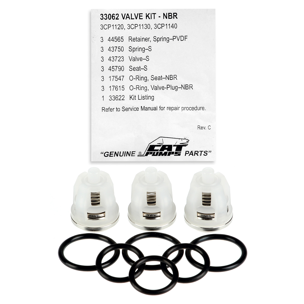 Zaworki pompy CAT 3CP 1120 – 1140 – STARMEX